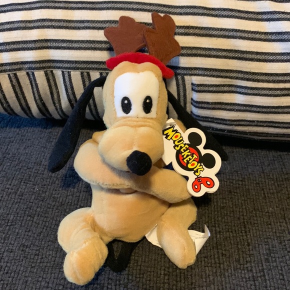 Disney | Toys | Disney Christmas Pluto 9 Bean Bag | Poshmark